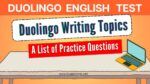 Duolingo Writing Sample Question Type With Answers 2025 - Englishmost.com