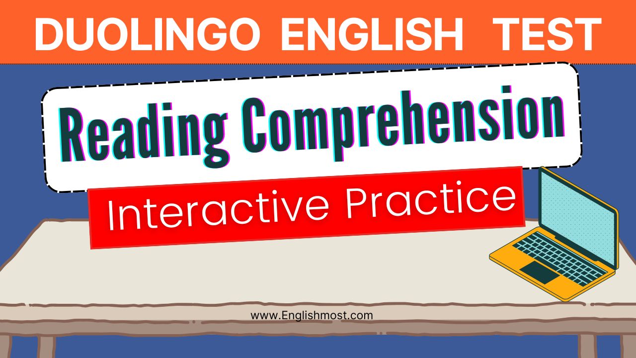Duolingo Interactive Reading Practice | Free Interactive Reading Test ...